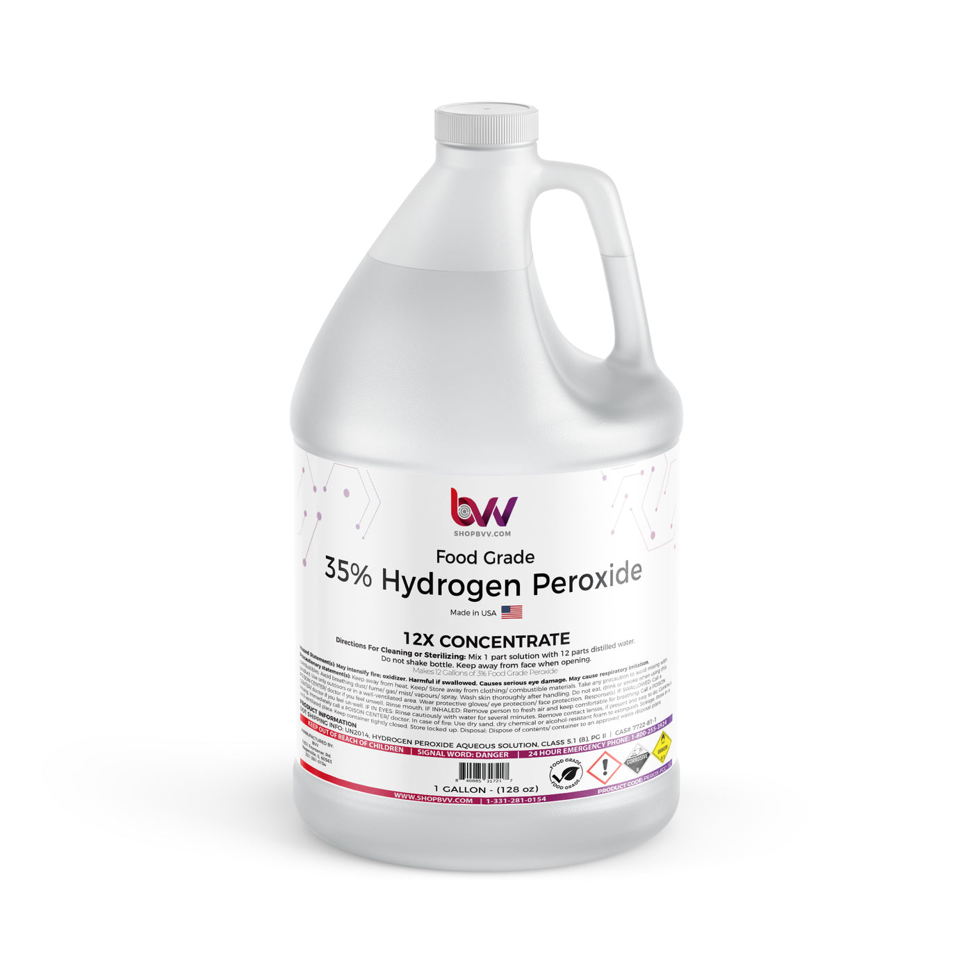 35% Food Grade Hydrogen Peroxide H2O2 (Food Grade) – BVV