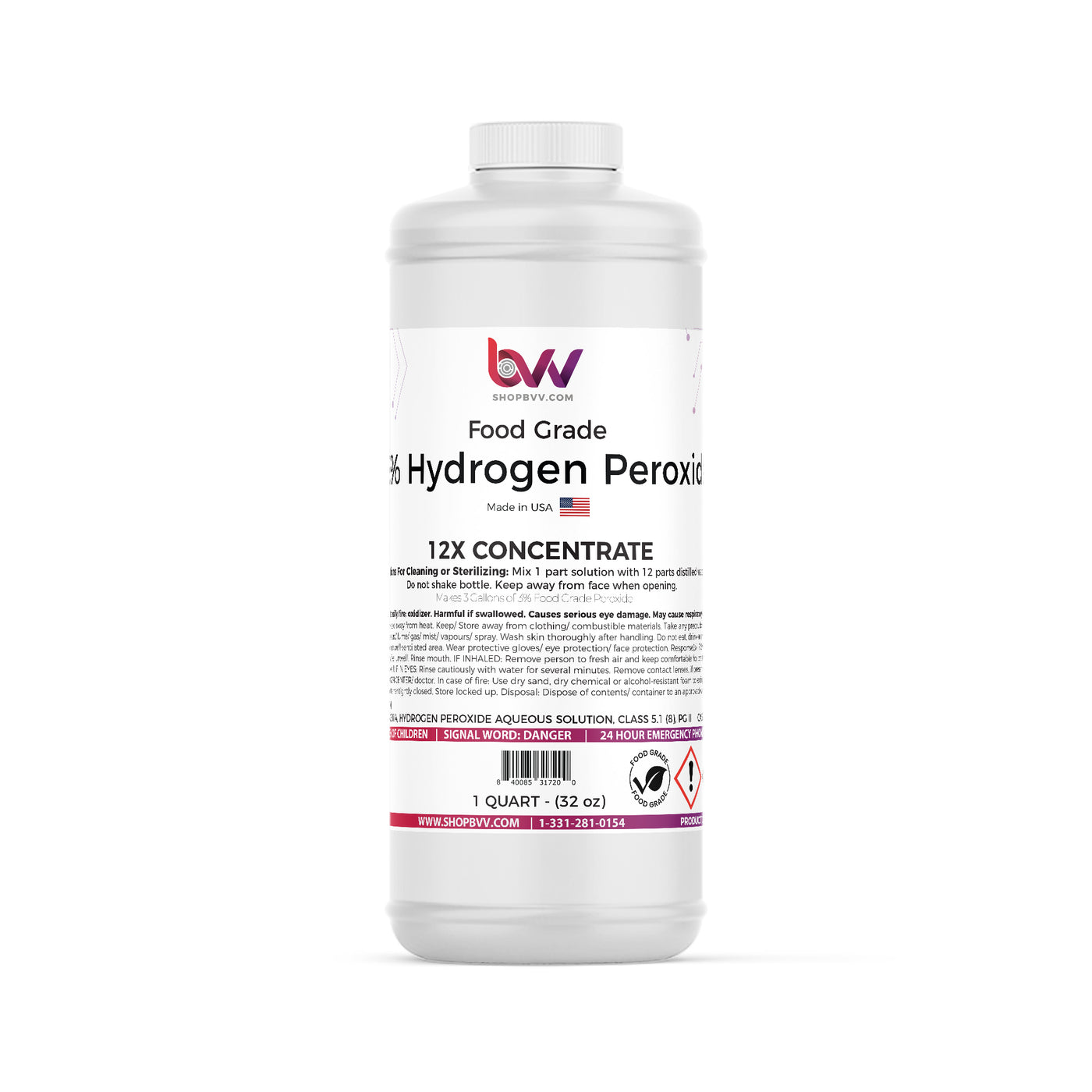 35% Food Grade Hydrogen Peroxide H2O2 (Food Grade) – BVV